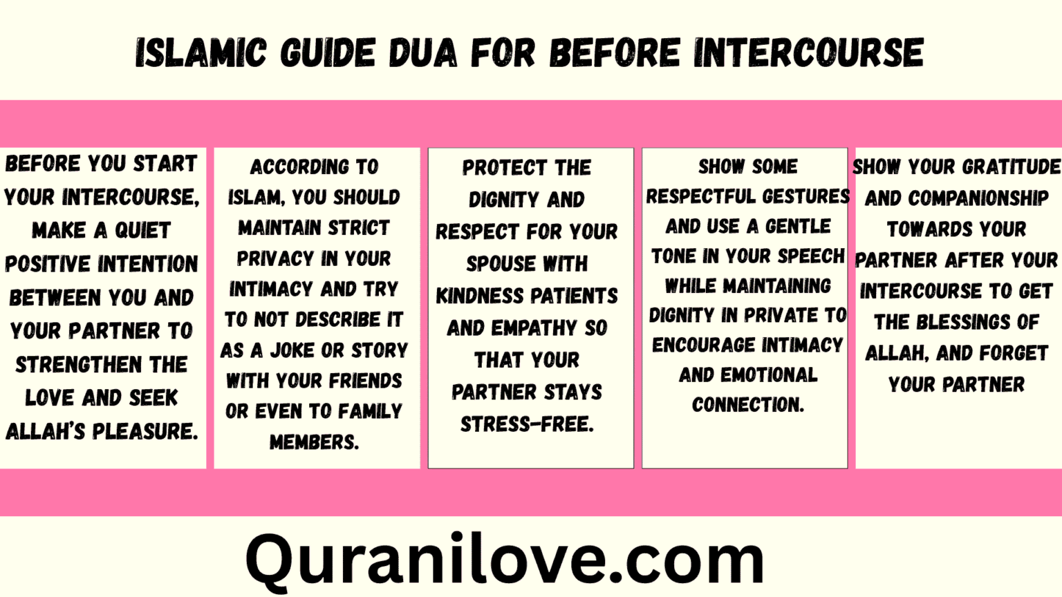Dua For Before Intercourse | Humbistari or Janabat ki dua